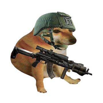 "Task Force Doge" Sticker for Sale by Chaiser | Redbubble