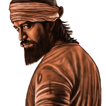 "Rocky Bhai" Sticker for Sale by RNDR | Redbubble