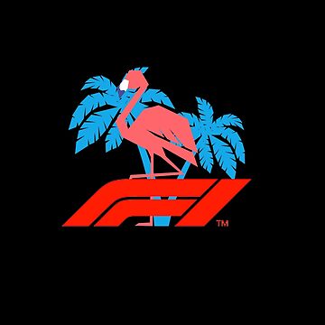 "Miami GP" Sticker by blabkla | Redbubble