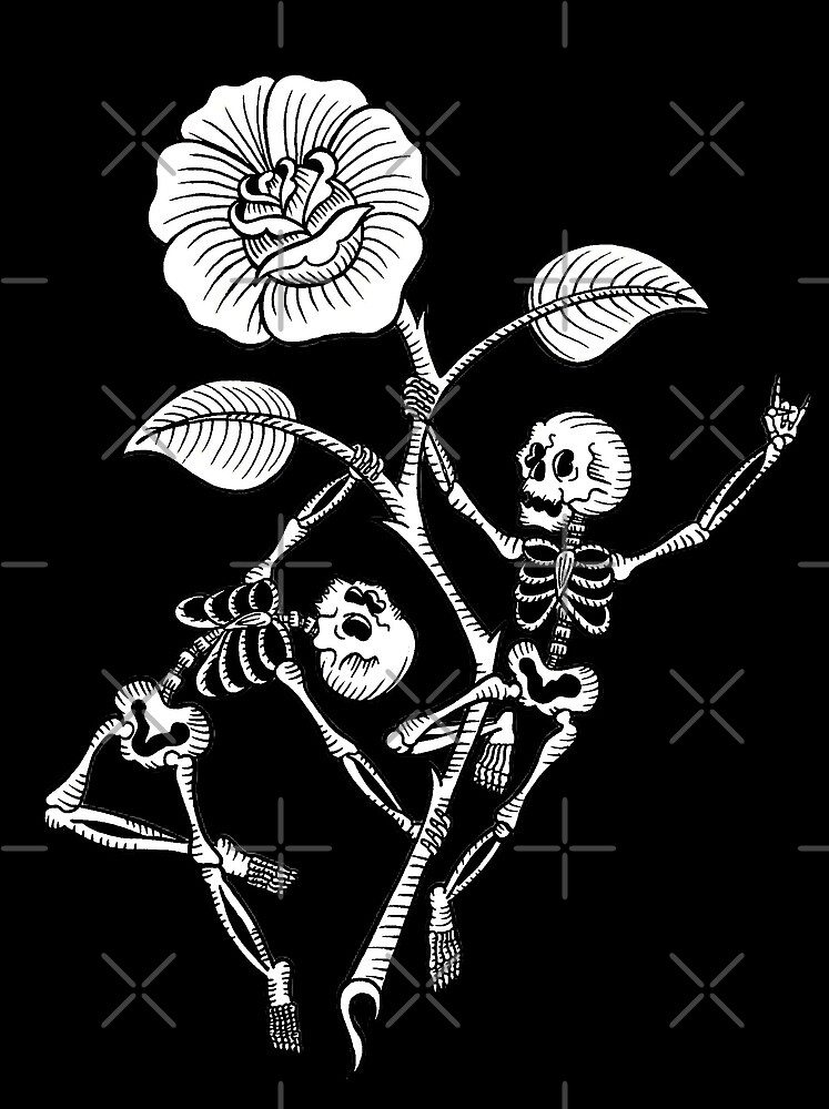 "Skeleton Pole Dance" by TheRiZart | Redbubble