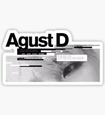 Agust D: Pegatinas | Redbubble