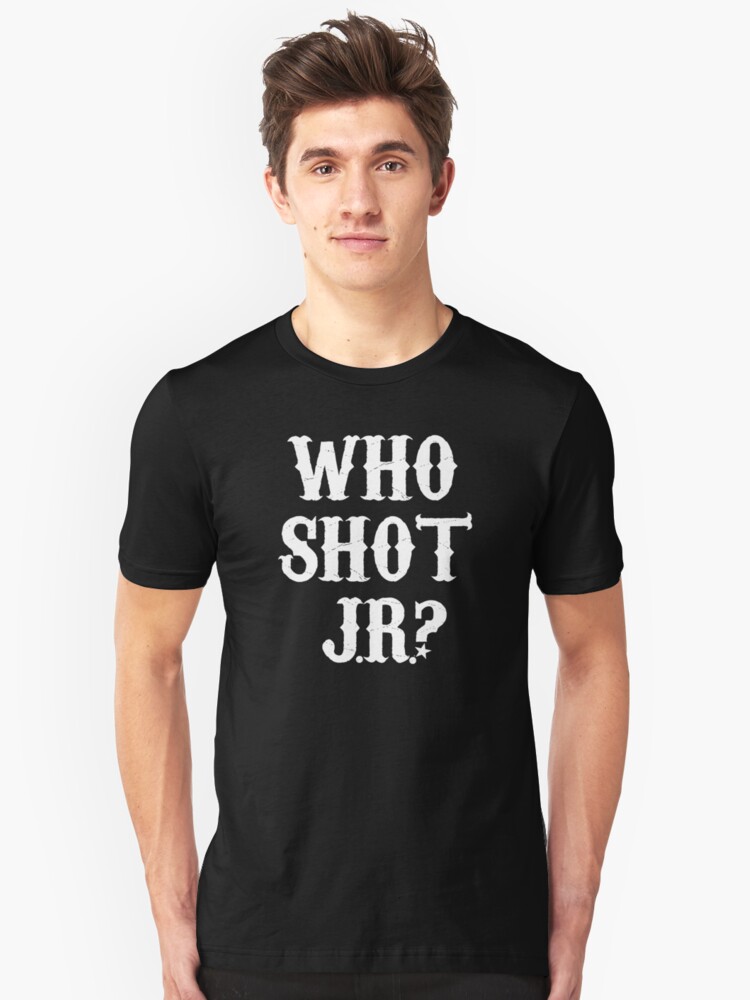 "Who Shot J.R.?" T-shirt by everything-shop | Redbubble