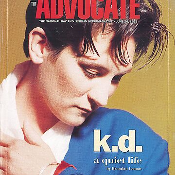 "k.d. magazine cover" Sticker for Sale by The Rule of Sappho | Redbubble