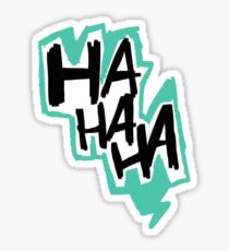 Hahaha Joker Stickers | Redbubble