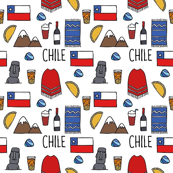 "Chile pattern" Posters by zizimentos | Redbubble