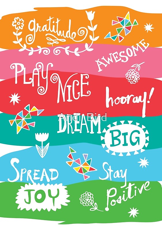 "Woo Hoo Words" by Andi Bird | Redbubble
