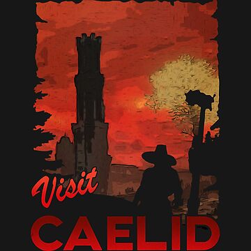 "Visit Caelid - Elden Ring " Sticker for Sale by ConnorFoott | Redbubble