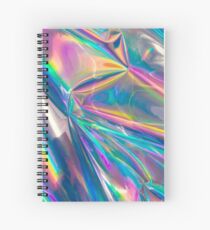 Holographic Spiral Notebooks | Redbubble