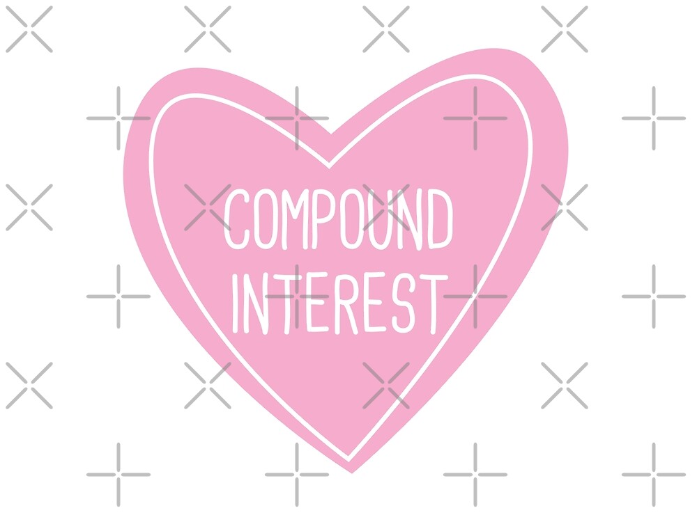 "Compound Interest Heart" by teesaurus | Redbubble