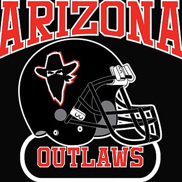 "Arizona Outlaws Helmet " Poster for Sale by sotouejblair151 | Redbubble