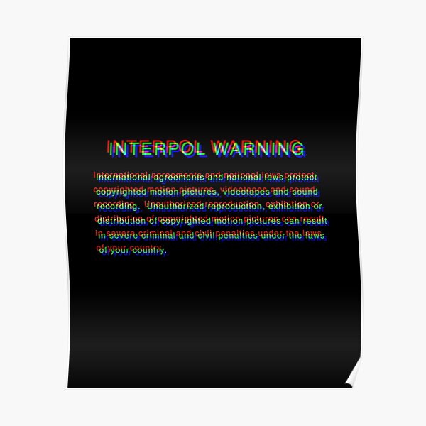 Interpol Posters | Redbubble