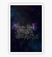 You Are Here: Stickers | Redbubble