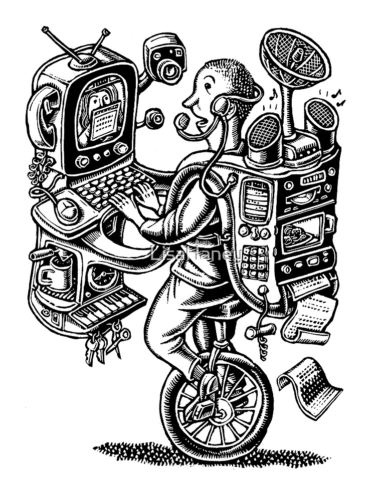 "Combination Gizmo Machine" by LisaHaney | Redbubble