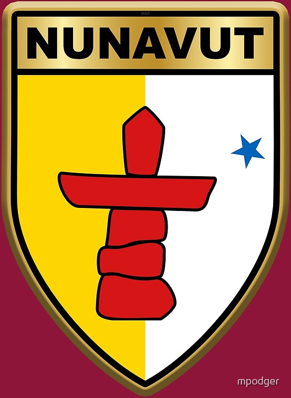 "NUNAVUT Gifts, Masks, Stickers & Products (6)" by mpodger | Redbubble