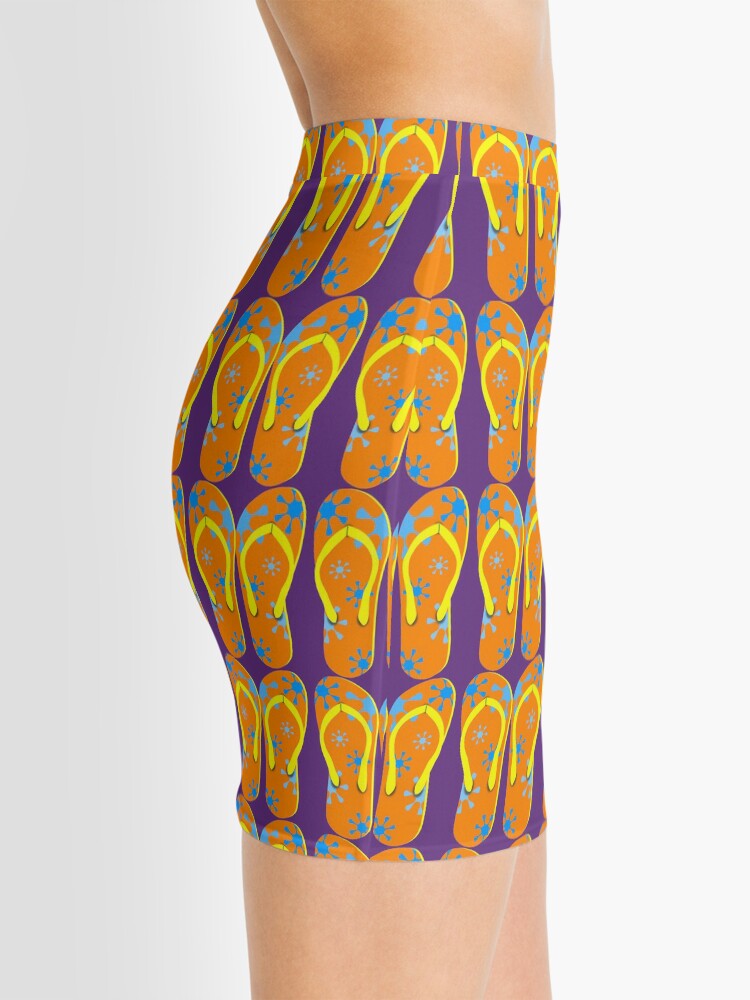 Flip Flops Mini Skirt By Impactees Redbubble