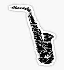 Saxophone Stickers | Redbubble