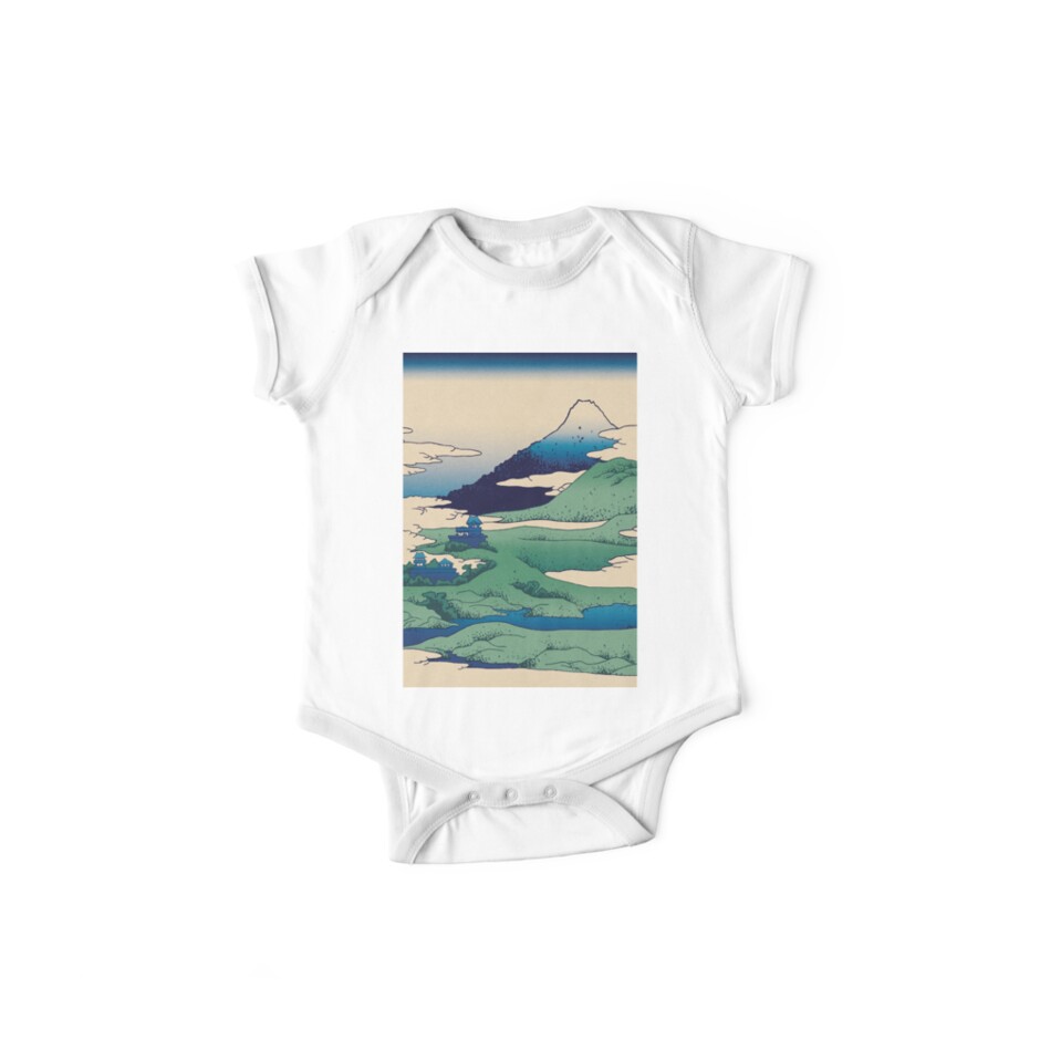 "Mount Fuji - Mount Fuji" One Piece - Short Sleeve by merioris | Redbubble