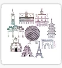 Epcot World Showcase Stickers | Redbubble