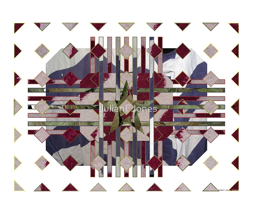 "Flannel 05a, collage, art print." by JulianFJones | Redbubble