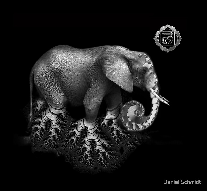 "Elephant - Root Chakra" by Daniel Schmidt | Redbubble