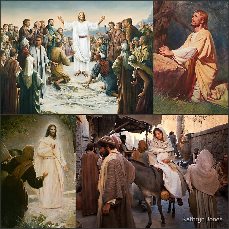 "Scenes From The New Testament Collage" by Kathryn Jones | Redbubble