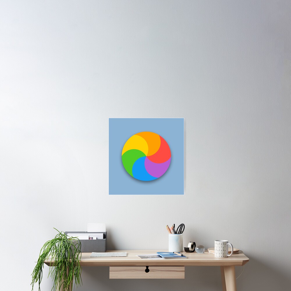 Spinning Wait Cursor Poster By Kentliau Redbubble