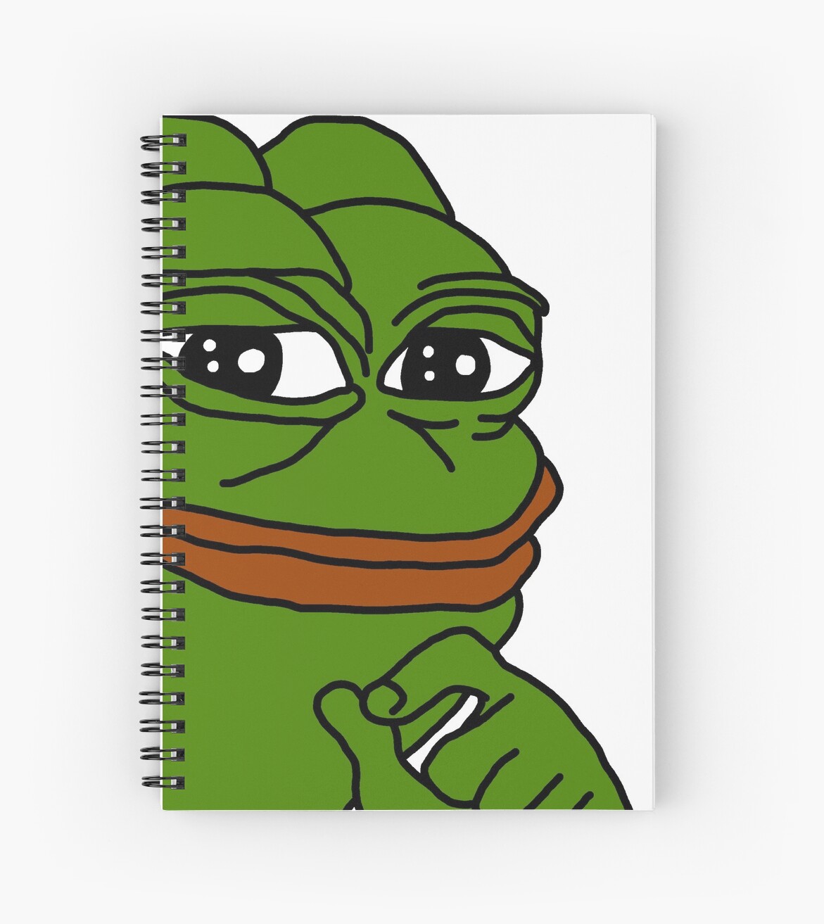"Rare Pepe (best quality)" Spiral Notebook by Konpoonti | Redbubble