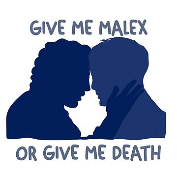 "give me malex or give me death" Sticker for Sale by alienblast | Redbubble