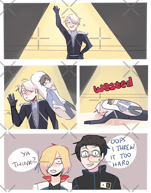 "YOI: BODY PILLOW ATTACK" by randomsplashes | Redbubble
