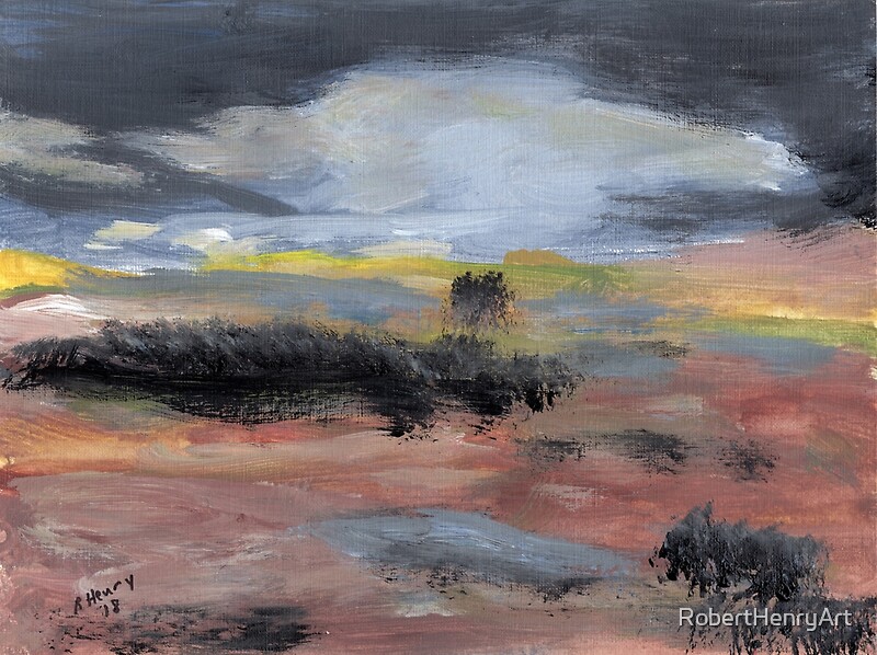 "Storm on the Western Slope" by RobertHenryArt | Redbubble