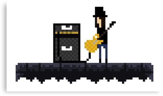 "Slash Pixel Art" Canvas Prints by Jack Whittaker | Redbubble