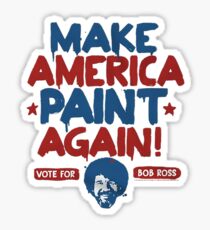 Bob Ross: Stickers | Redbubble