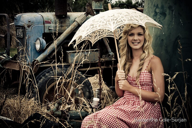 "A simple country girl from Oz" by Samantha Cole-Surjan | Redbubble