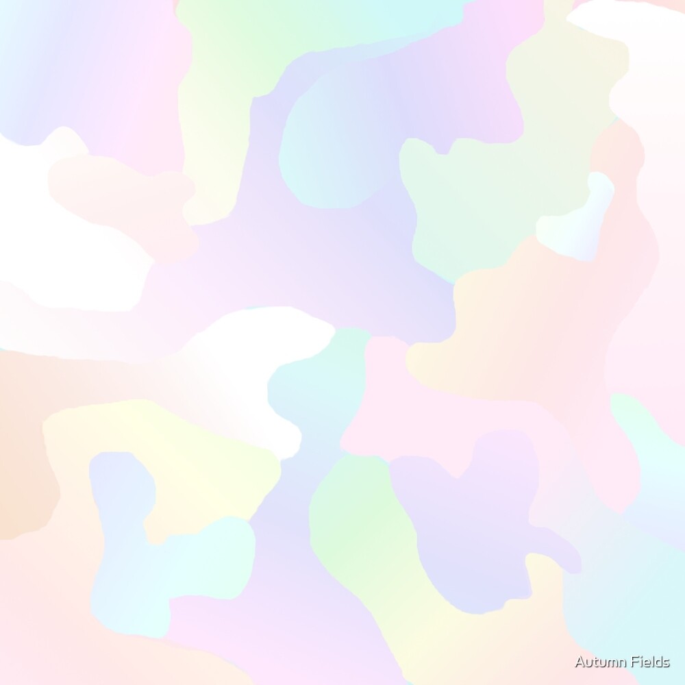 "Pastel Rainbow Camo" by Autumn Fields | Redbubble