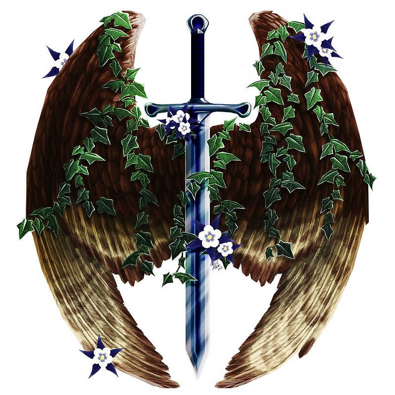 "Winged Sword" by Oreramar | Redbubble