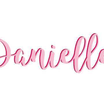 "Danielle" Sticker for Sale by radiantdark | Redbubble