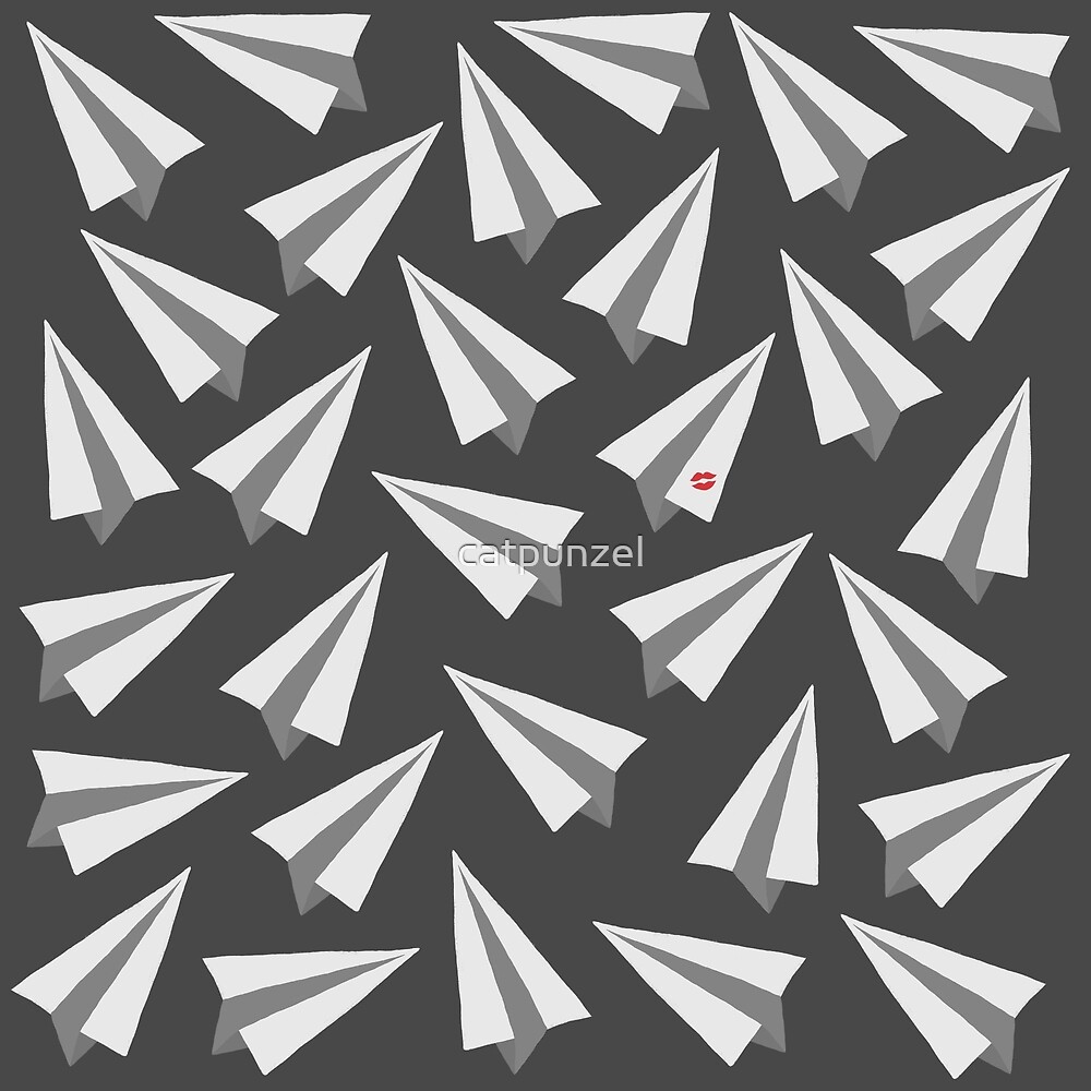 "Paperman Paper Airplanes - Minimal" by catpunzel | Redbubble