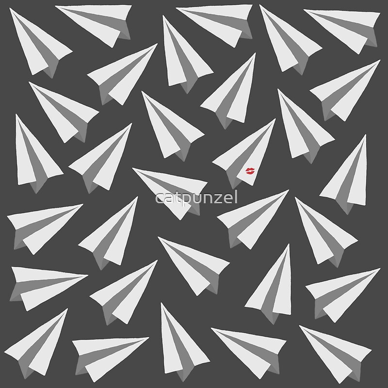 "Paperman Paper Airplanes - Minimal" by catpunzel | Redbubble