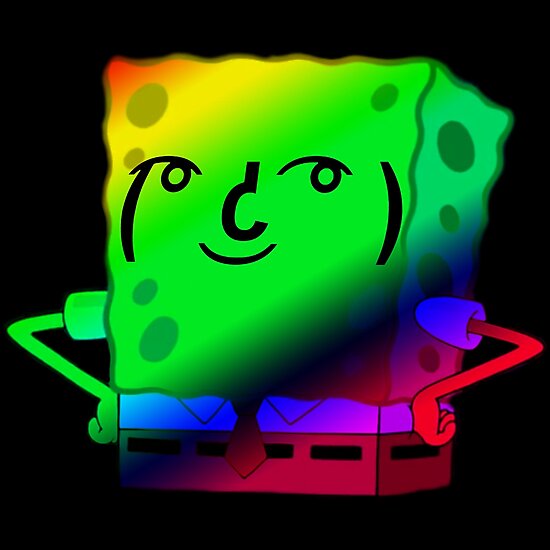 "Spongebob Lenny Face" Photographic Print by Slendykins | Redbubble