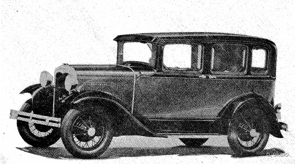 " In the end of Night ... arises the Model A Ford ... a legendary car ...