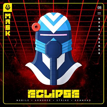 "M.A.S.K. - Eclipse / Brad Turner mask" Sticker for Sale by Austin ...