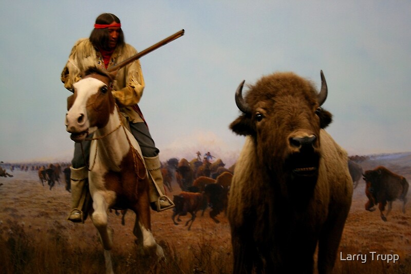 "Native American Hunter" by Larry Trupp | Redbubble