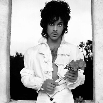 "Bw Man With Flowers" Poster for Sale by debbycartwright | Redbubble