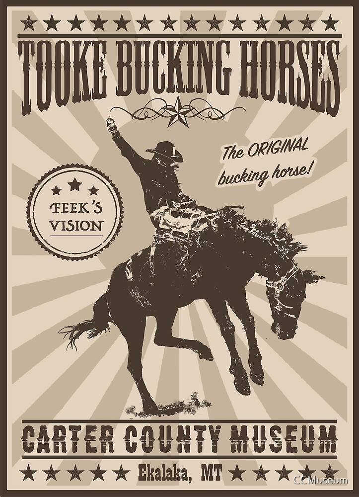 "Tooke Bucking Horses" by CCMuseum | Redbubble