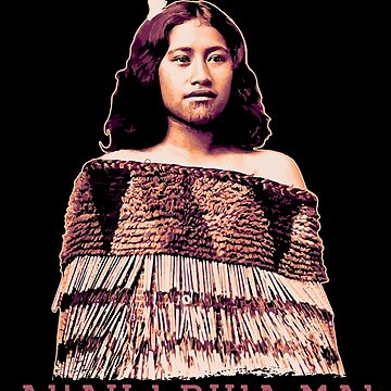 "Maori Language Proverb "Rangiatea". Traditional Maori Vintage Costume ...