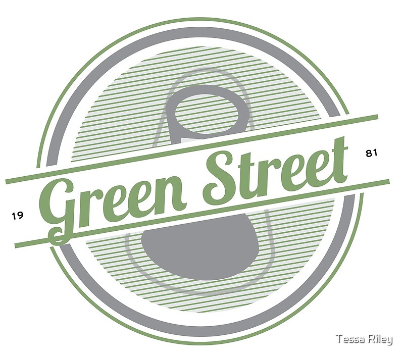 "Green Street Logo" by Tessa Riley | Redbubble