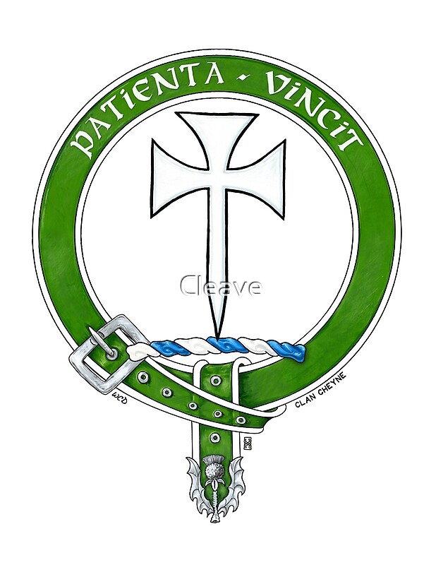 "Scottish Crest of Clan Cheyne" by Cleave | Redbubble