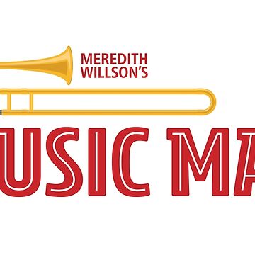 "Music Man Logo" Sticker by Leyzel | Redbubble