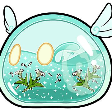 "Glass Anemo Slime - Pattern" Sticker for Sale by lauralynnex | Redbubble