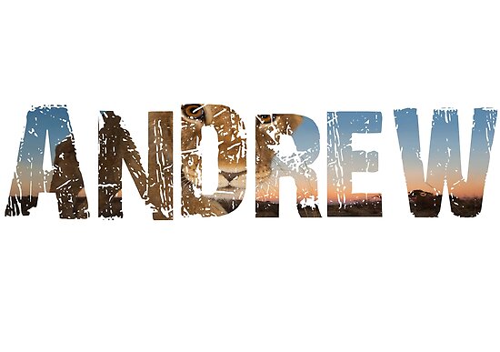 "Cool Andrew name designs" Posters by Olaleye24 | Redbubble